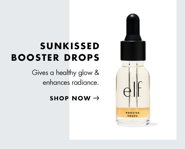 Elf Cosmetics: NEW! Hydrating & Sunkissed Booster Drops | Milled