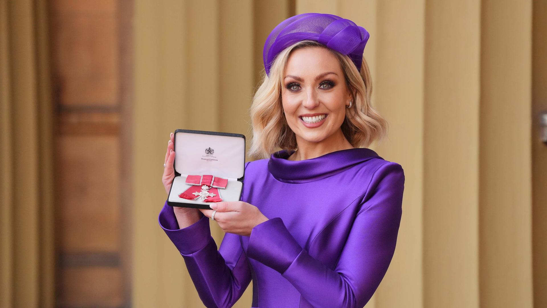 Amy Dowden on special meaning behind MBE outfit - Prima
