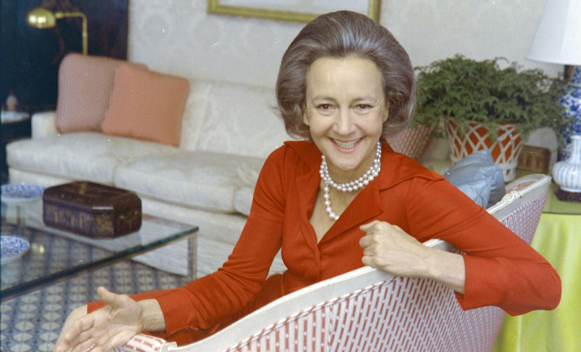 Katharine Graham poses for a portrait on May 22, 1973. Photo: Fairchild ...
