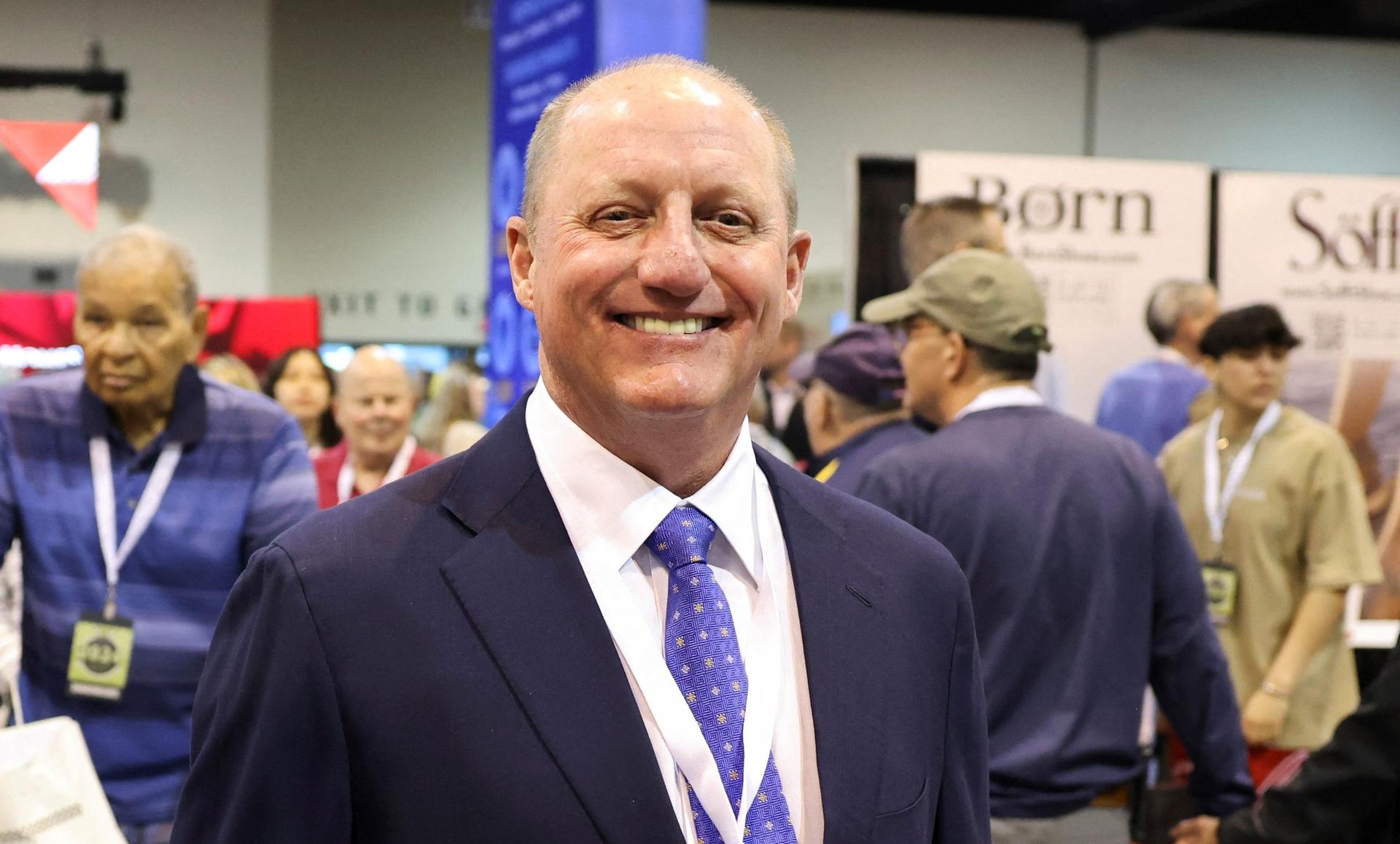 Greg Abel at the 2024 Berkshire annual meeting. Photo: REUTERS/Scott Morgan