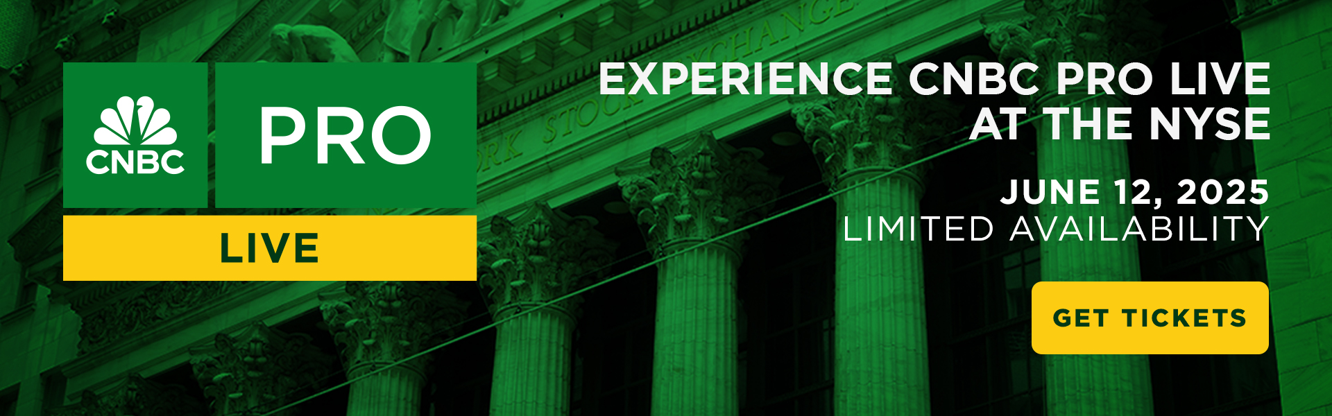 EXPERIENCE CNBC PRO LIVE AT THE NYSE