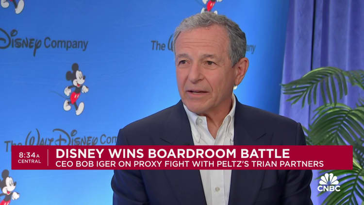 Watch Bob Iger's full interview on CNBC Pro.