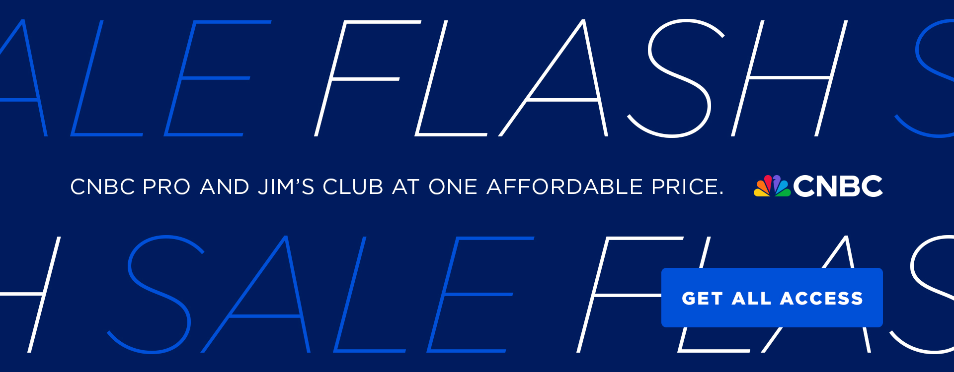 CNBC All Access Flash Sale