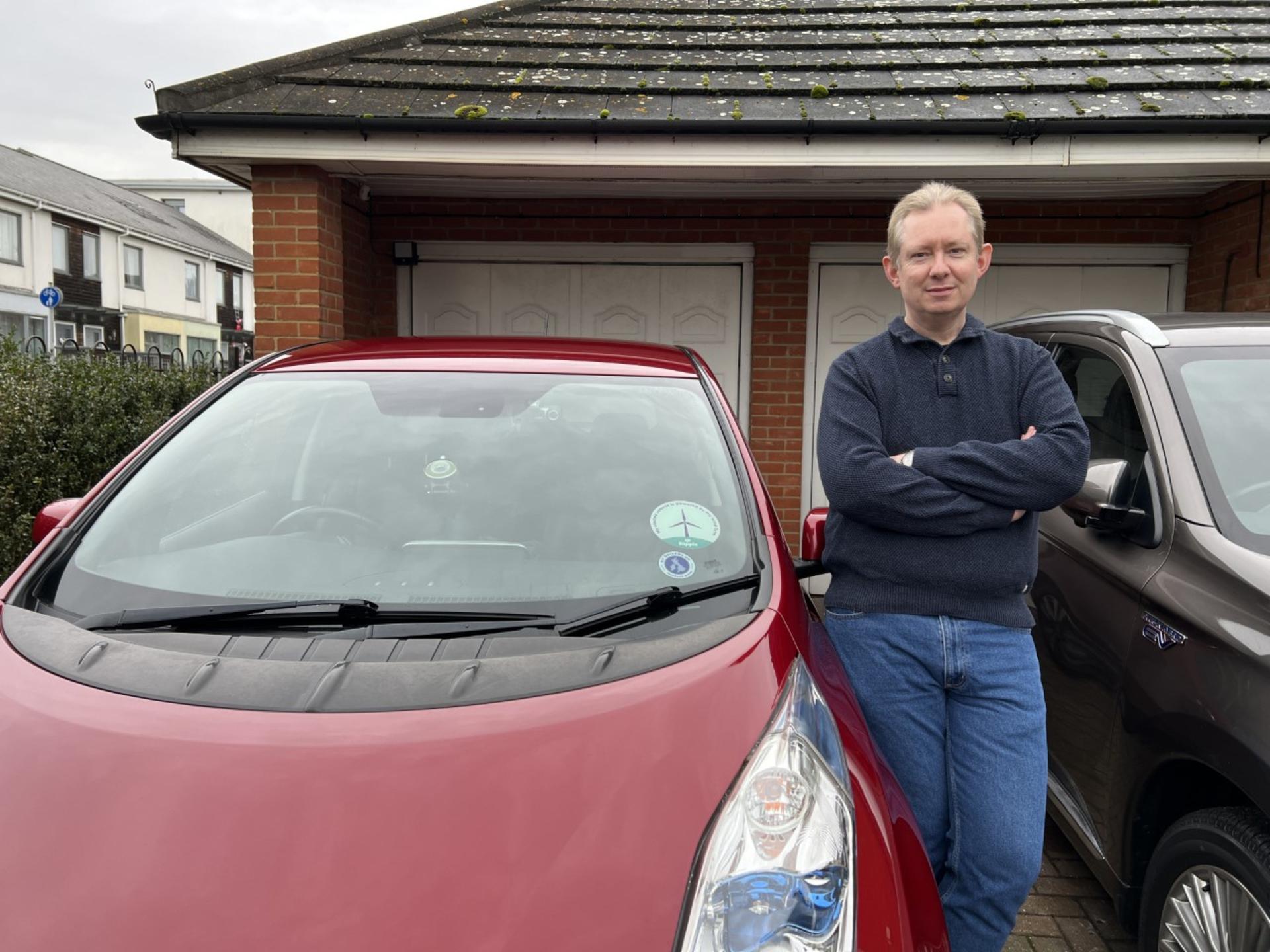 Adrian’s home is kitted out with solar panels and a heat pump (Photo ...