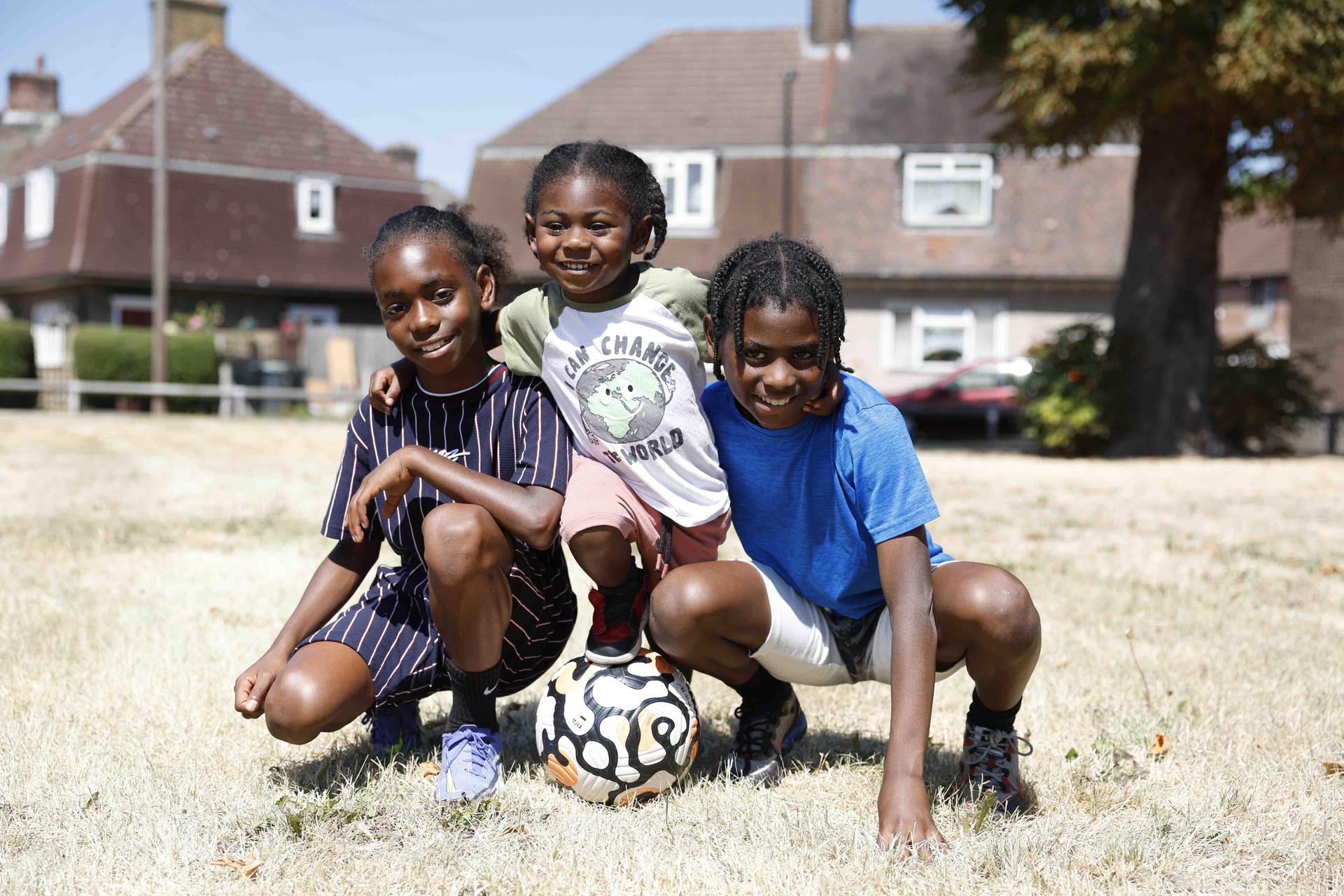 Kayen with his brothers (Photo: Ian Tuttle/Channel 4)
