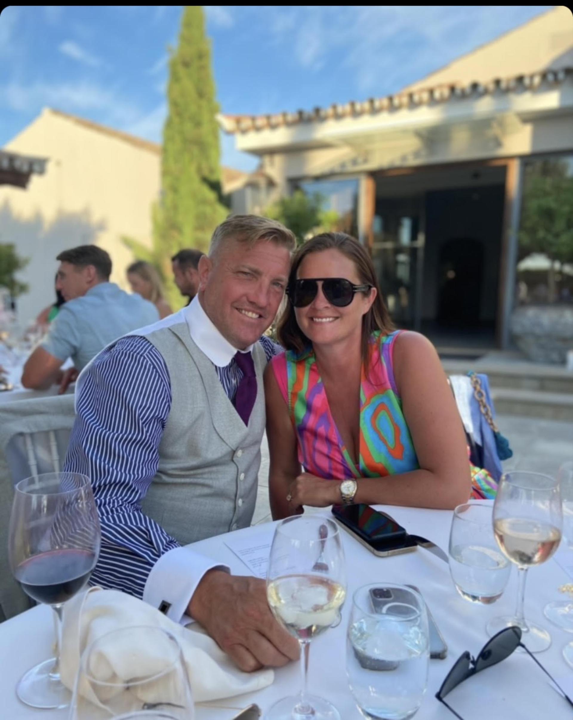 Zoe, pictured with her husband Simon, has four children she is hoping ...