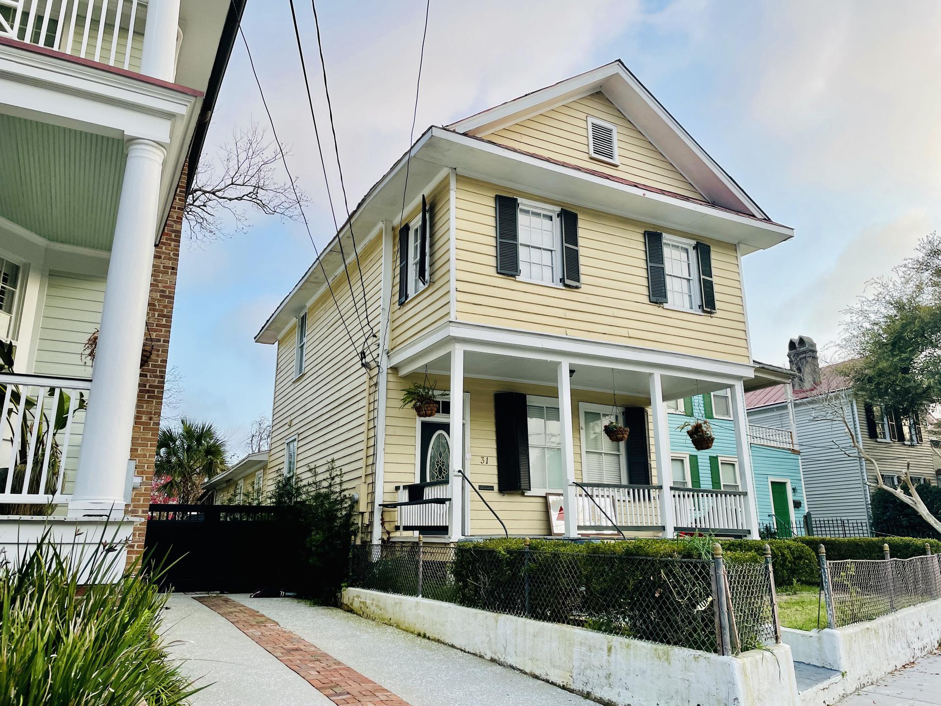 A two-story shotgun house. | Photo by CHStoday