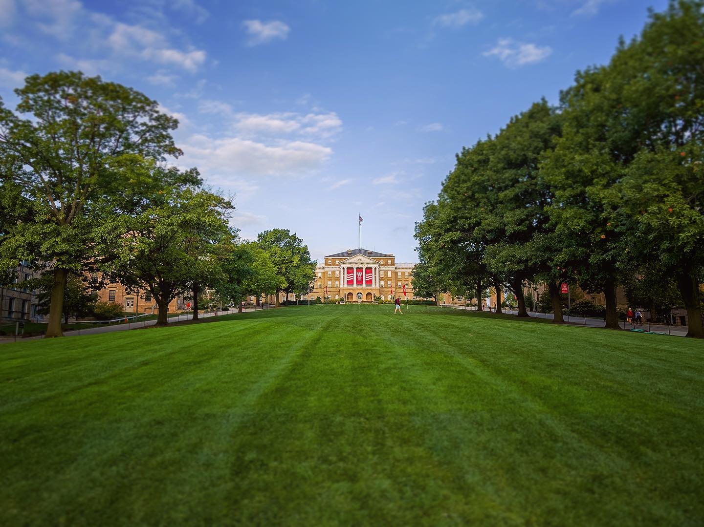 The quadrangle at the core of the UW-Madison campus. | Photo by ...