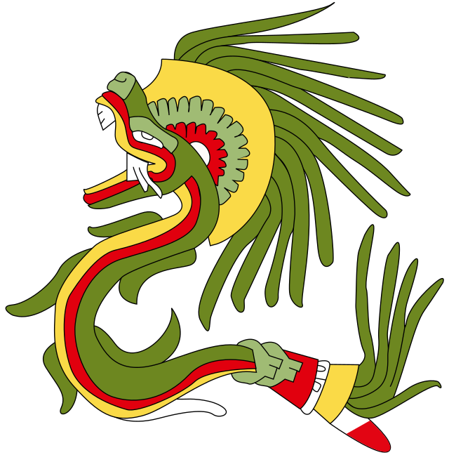 Early designs of “Plumed Serpent” may have appeared more like this ...